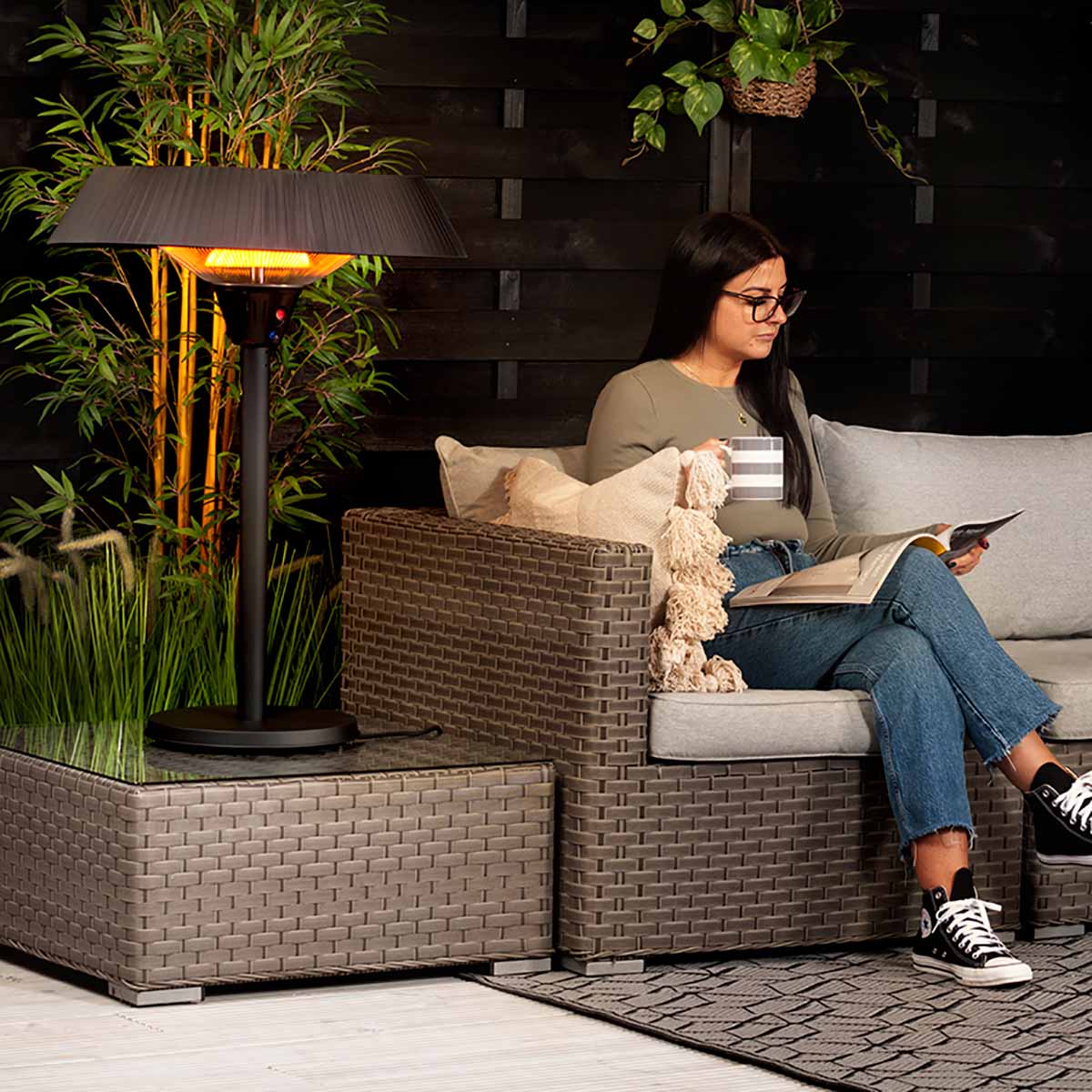 Shadow Diffusion 2.1kW Table Top Heater | Heat Outdoors